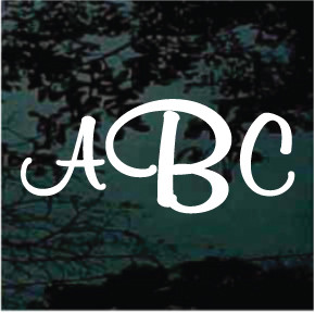 Monogram Decals Murray Hill Monogram Decal Junky