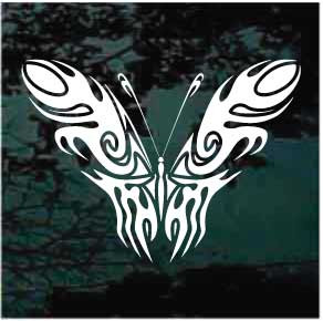 Beautiful Tribal Butterfly Decal | Decal Junky