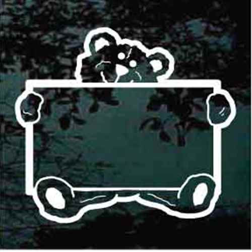 Teddy Bear Border Decals Stickers Design - Decal Junky