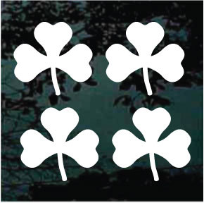 Shamrock Window Decals Car Stickers - Decal Junky