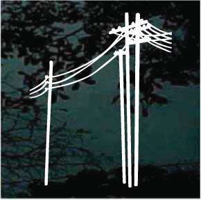 Power Line Decal & Car Window Sticker