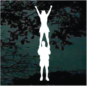 Cheer Stunt Decals Stickers