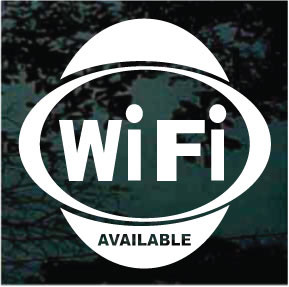 Wi Fi Internet Available Decals & Stickers | Decal Junky