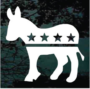 Democratic Donkey Car Decals & Window Stickers | Decal Junky