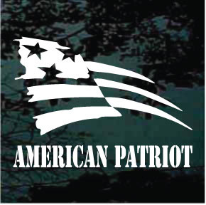 American Patriot Car Window Decals & Stickers | Decal Junky