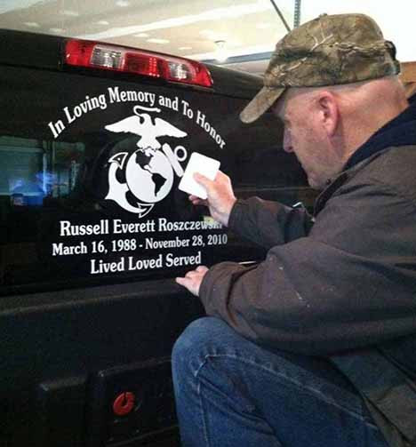 Marines Veteran Memorial Decals Stickers for Cars Trucks Windows