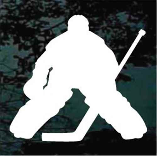 Hockey Goalie Guard Car Decals & Window Stickers | Decal Junky