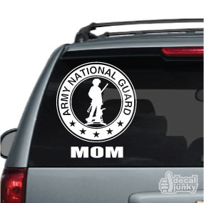 U.S. Army National Guard Family Car Window Decals | Decal Junky