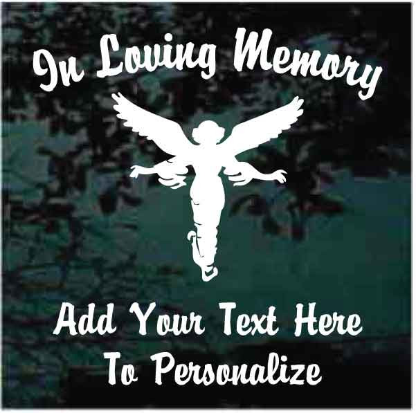 Guardian Angel Memorial Decals Stickers for Cars Trucks Windows