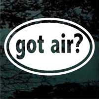 Got Air Oval Car Decals & Window Stickers | Decal Junky