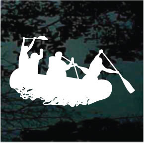 White Water Rafting 01 Decals & Car Window Stickers | Decal Junky
