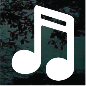 Decal Junky Stick 'Em Up! Music Note Decals