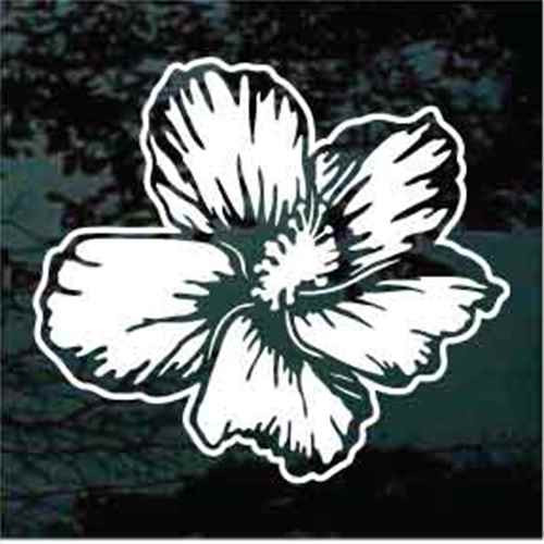 Hawaii Hibiscus Decals Stickers for Cars Trucks Windows