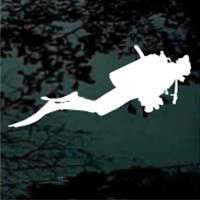 Scuba Diving 25 Car Decals & Window Stickers | Decal Junky