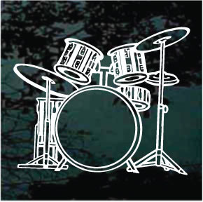 Decal Junky Stick 'Em Up! Detailed Drum Set Decals