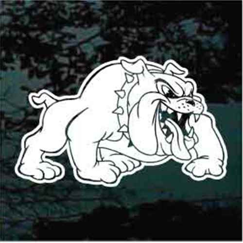 Bulldog Sports Mascot Car Decals & Window Stickers | Decal Junky
