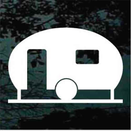 Vintage Camper Car Decals & Window Stickers | Decal Junky