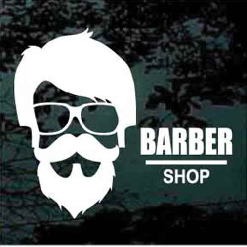 Barber Shop Logo Decals & Stickers - Decal Junky