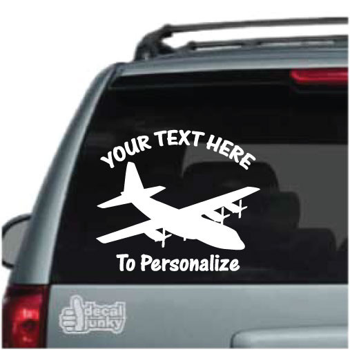 Aircraft Silhouette Car Decals & Window Stickers | Decal Junky