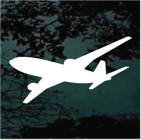 Airplane Silhouette 12 Decals Stickers for Cars Trucks Windows