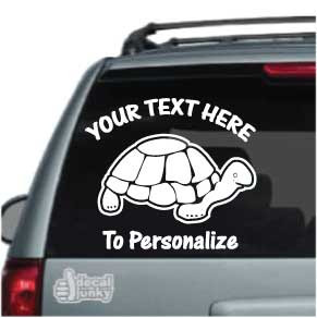 Simple Turtle Car Decals & Window Stickers | Decal Junky