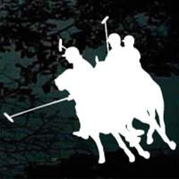 Horse Polo 02 Decals & Stickers for Cars Trucks & Windows