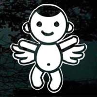 Baby Boy Angel Car Window Decals & Stickers | Decal Junky