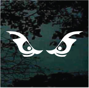 Scary Eyes Decals Car Window Stickers Design (01)