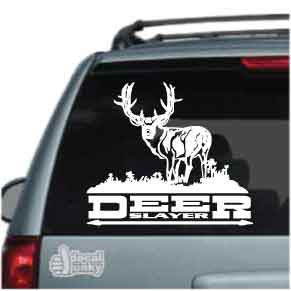 Big Buck Deer Slayer Decals & Car Window Stickers | Decal Junky