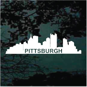 Pittsburgh Skyline 02 Decal & Window Sticker