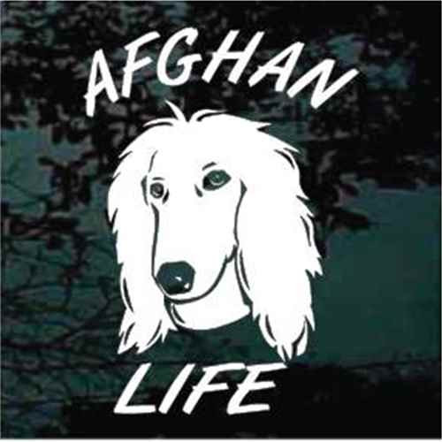 Afghan Hound Life Decals & Stickers for Cars, Trucks, and Windows