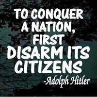To Conquer A Nation First Disarm It's Citizens Decals | Decal Junky