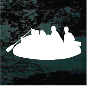 White Water Rafting 03 Decals & Car Window Stickers | Decal Junky
