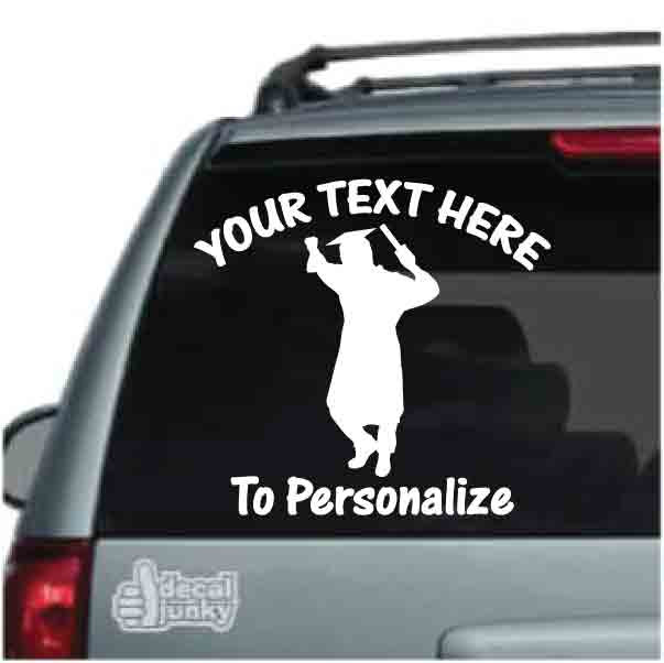 Happy Graduate Decals & Car Window Stickers | Decal Junky