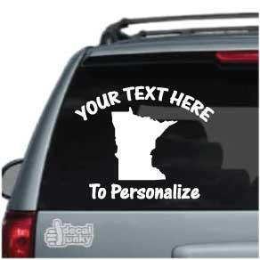 State of Minnesota Decal & Window Sticker | Decal Junky