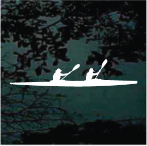 Kayaking 16 Car Decals & Window Stickers | Decal Junky