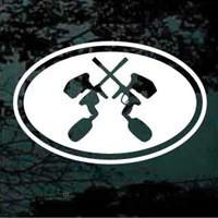 Oval Paintball Guns Crossed Car Decals & Window Stickers | Decal Junky