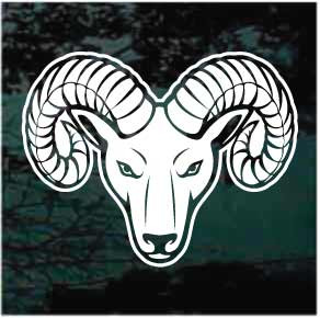 Nice Ram Head Car Decals & Window Stickers | Decal Junky