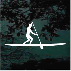 Paddleboarding 04 Car Decals & Window Stickers | Decal Junky