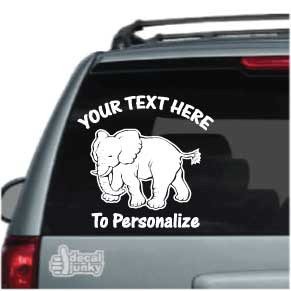 Elephant Walking Decals & Car Window Stickers | Decal Junky