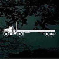 Flat Bed Semi Truck Decals Stickers | Decal Junky