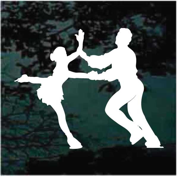 Ice Dancing Partners Car Decals & Window Stickers | Decal Junky