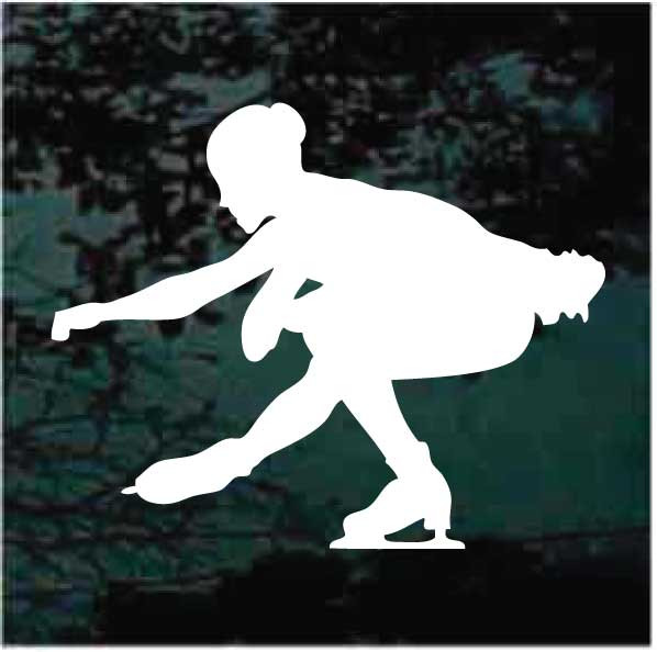 Figure Skating Squat Car Decals & Window Stickers | Decal Junky