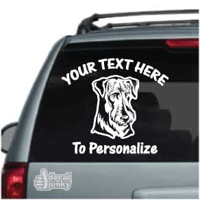 Sweet Airedale Terrier Decals & Car Window Stickers | Decal Junky