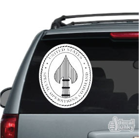 US Special Operations Command Car Window Decals | Decal Junky