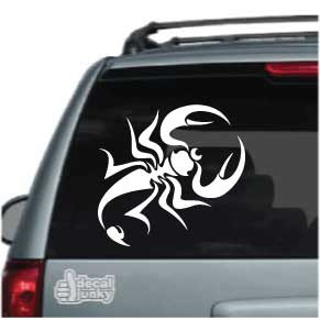 Tribal Scorpion Car Decals & Window Stickers | Decal Junky