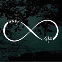 Infinity Love Life Decal & Window Sticker