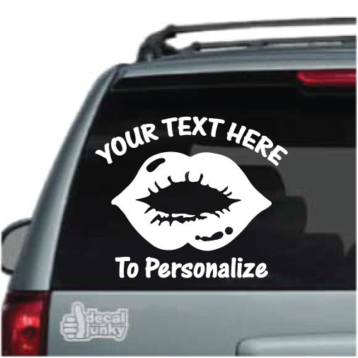 Realistic Lips Car Decals & Stickers | Decal Junky