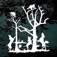 Dogs Coon Hunting Decals & Stickers for Cars Trucks Windows
