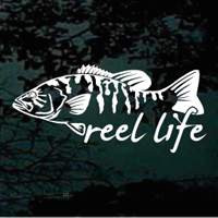 Reel Life Fishing Decals & Stickers For Cars, Windows & Walls